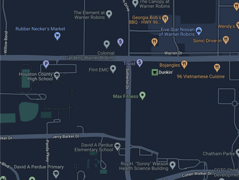 Dunkin Donuts map – Macon Tracks Running Club